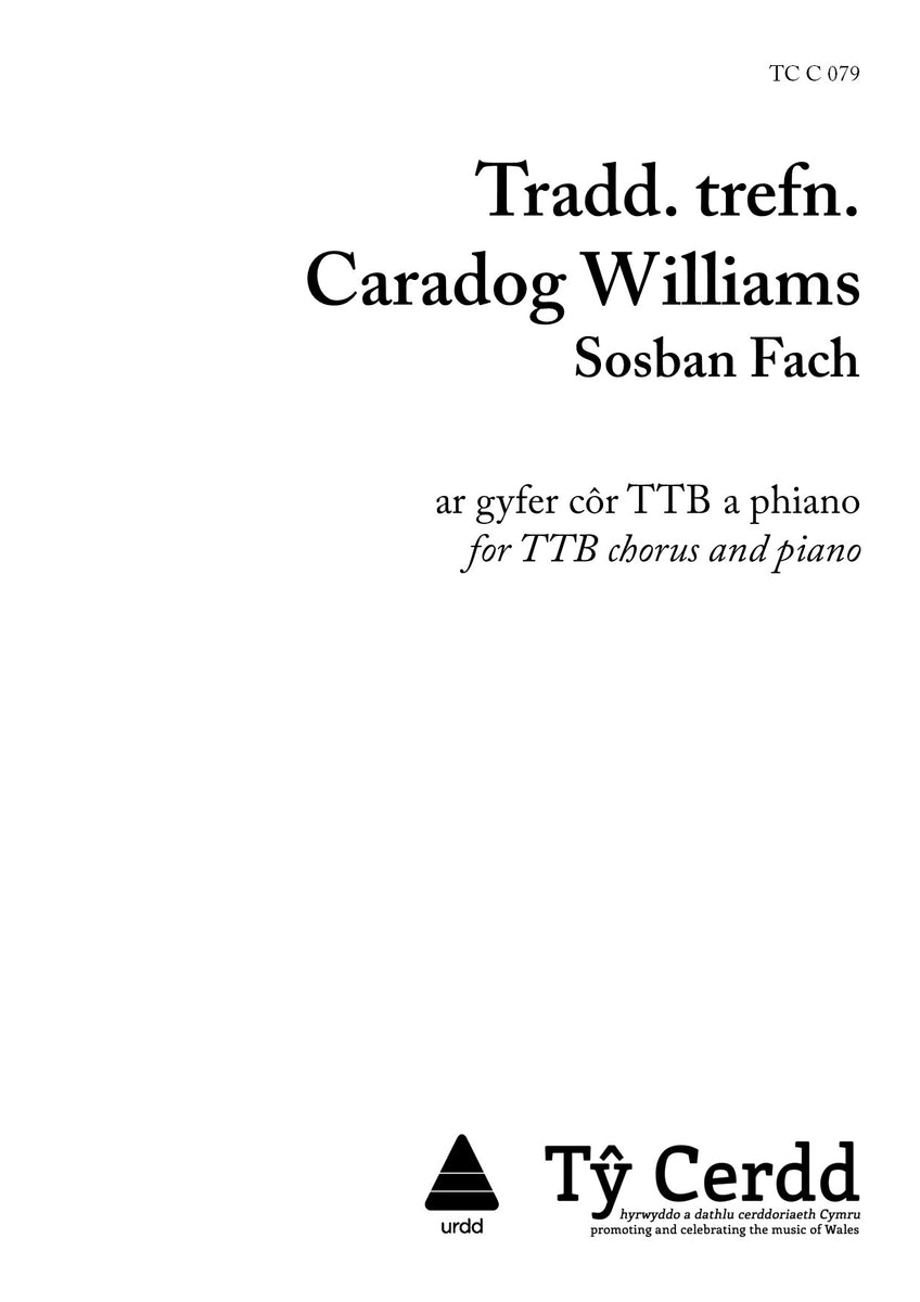 Sosban Fach (TTB) - Trefn. Caradog Williams – Tŷ Cerdd